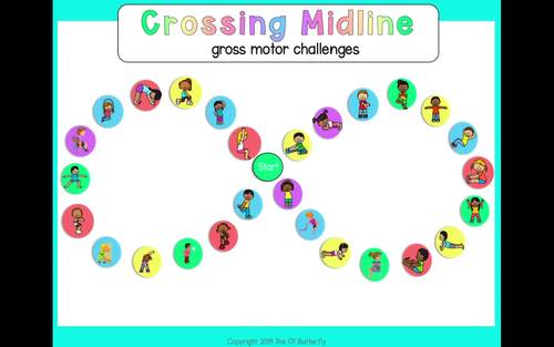 Gross Motor Crossing Midline: Digital game for Teletherapy by The OT ...