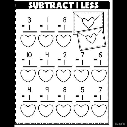 Valentine’s Day Mental Math Worksheets Packet | 1st Grade Math Printables