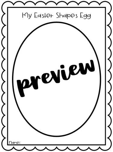 Graphing Spring Easter Egg Craft by Anh Huynh | TPT