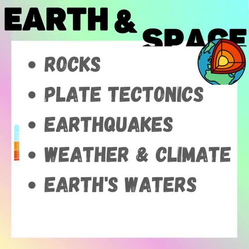 Earth Science Curriculum Bundle - Rocks Plate Boundaries Seismic Waves ...