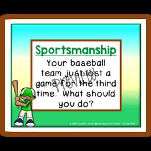 Good Sportsmanship Lesson: Character Education Task Cards | TpT