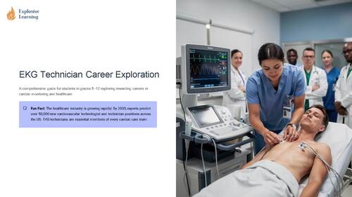 EKG Technician Career Exploration 101 4 12 Career Lesson: Duties Skills ...