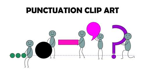 PUNCTUATION CLIP ART DIGITAL CLIP ART by Catch-Up Learning | TPT