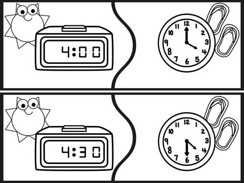 Summer Telling Time Puzzles by Erika Deane | TPT