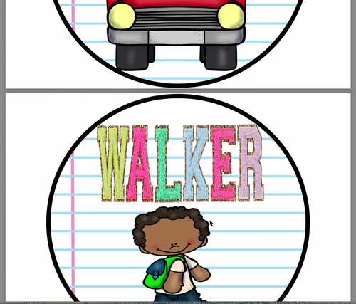 Dismissal Chart For After School Transportation Patch Letter How We Go Home