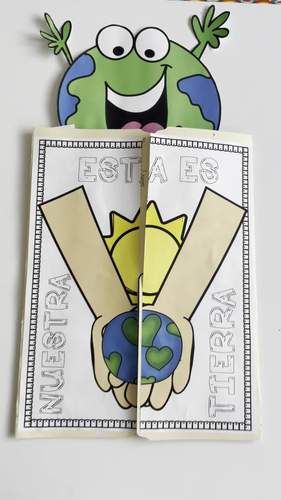 Earth Day in Spanish | Lapbook | Día de la Tierra | Folder Interactivo