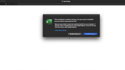 Editable Name Tags Rainbow theme 20 ppl at once, multiple size, Easy ...