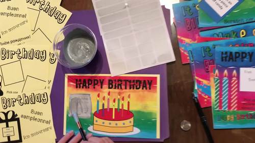 Scratch-Off Birthday Cards | Editable| Printable Reward Scratchers