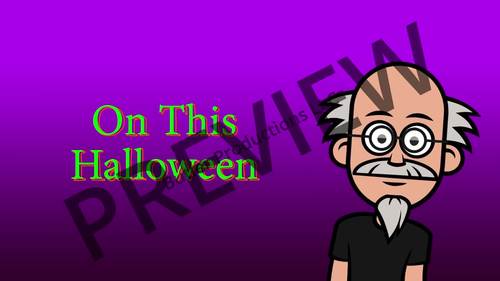 Halloween Sing-Along Song & Video | MP3, Video, Printables | TPT