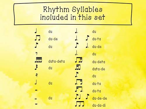 Rhythm Poster Version 4 in Color (CUSTOMIZABLE!) | TPT