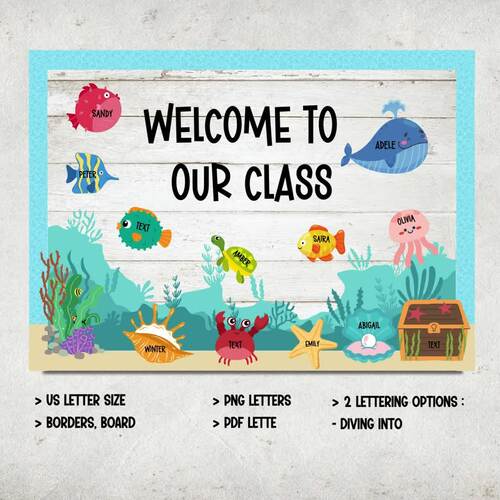Diving into Summer Bulletin Board Kit | End of Year Ocean Classroom ...