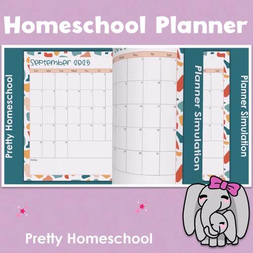 Printable Homeschool Planner | PDF for Daily & Weekly Lesson Planning