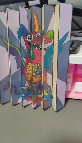 Pinata Crafts Agamograph Art Posters 2D Dante Animal Spirit Coco Cinco ...