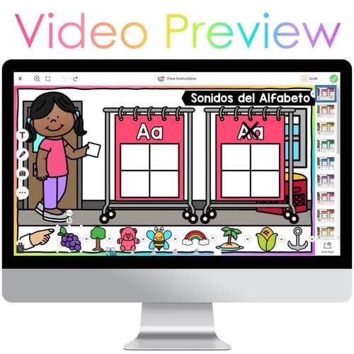 Digital Sonidos del Alfabeto - Google Slides™ | SeeSaw™ | PowerPoint