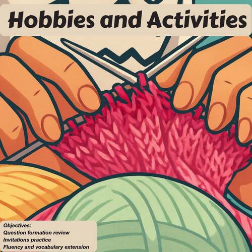 ESL Speaking & Grammar Activities: Hobbies and Activities (PDF ...