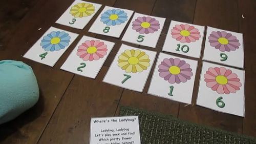 Spring Number Recognition Center or Whole Group Game by The Connett ...