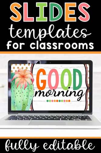 Daily Classroom Slides Templates Good Morning Slides Small Group ...