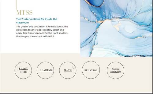 MTSS Tier 2 Intervention Guide by Education Quotient | TPT