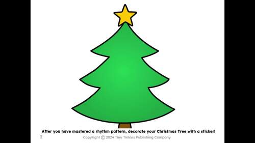 CHRISTMAS RHYTHM TAPPING Activity BOOK Left Hand Right Hand | TPT