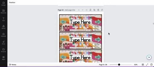 Name Tags Editable - Template - Decor - Groovy - Resource - Alphabet ...