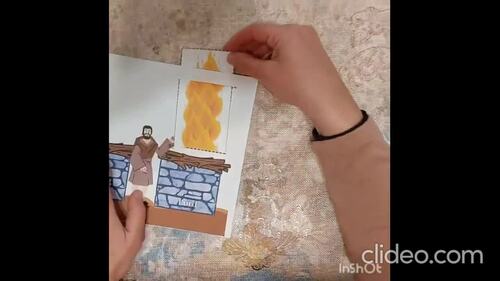Elijah and the Prophets of Baal, Sunday school Craft, Bible Story