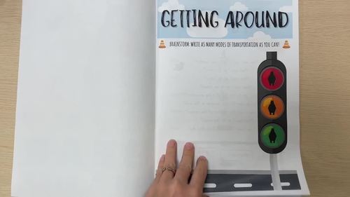 Bear on a Bike Transportation Activity Book and Lesson Plans by Young Sages