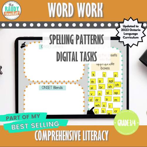 Grade 3/4 | Spelling Patterns Digital | New Ontario Language Curriculum ...