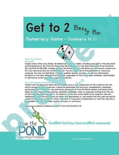 Addition and Subtraction Within 20 Game by From the Pond | TPT