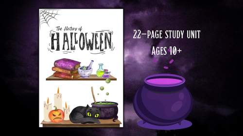 The History of Halloween- Study Unit by Imagination Buds | TPT