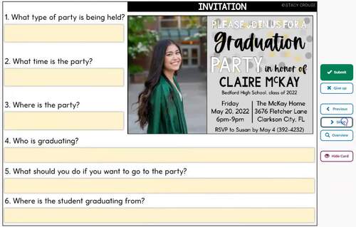 Life Skills Activities Functional Worksheets + Boom™ Cards Speech Therapy