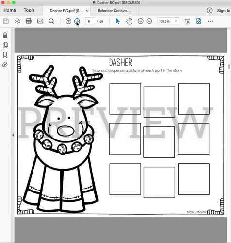 Dasher Book Companion | How a Brave Little Doe Saved Christmas by Mrs ...