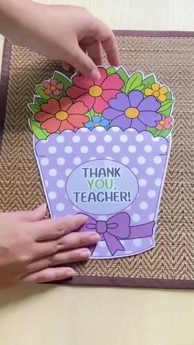 2-in-1 Mother's Day & Teacher Appreciation Bouquet Craft with Writing ...