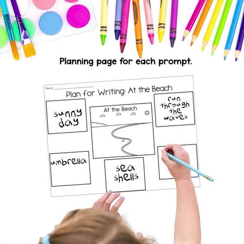 Seasonal Writing Prompts and Crafts Bundle Fall Winter Spring | TPT