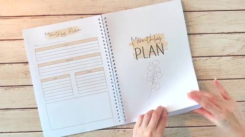 Printable Homeschool Planner, Boho Homeschool Organizer, Academic ...