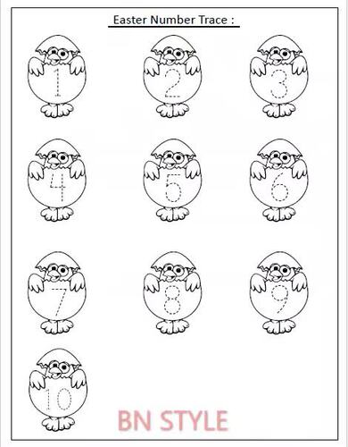 Hoppy Learning! Easter Fun Activity Book for PreK-2nd Grade (10 Pages)