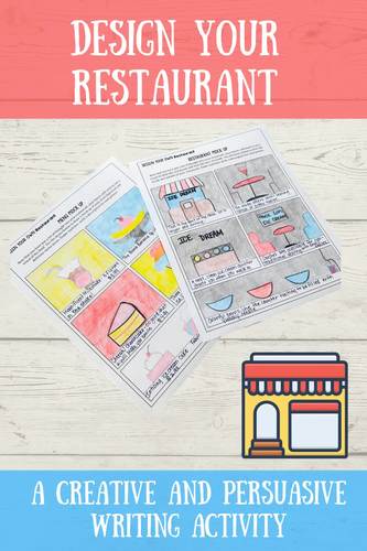 Design Your Own Restaurant- Creative and Persuasive Writing- 6th, 7th ...