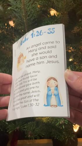 Christmas Story Booklet, Mini Lesson and Nativity Scene // Easy 5 Part ...