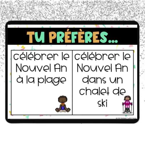 Tu préfères... Le Nouvel An | French New Year's Would You Rather?