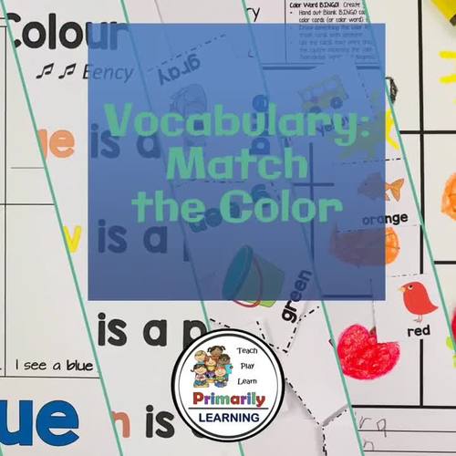 Color Matching Activities | Learning Colors | Distance Learning | TpT