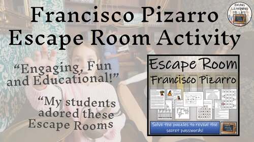Francisco Pizarro Escape Room | Social Studies & History Activity