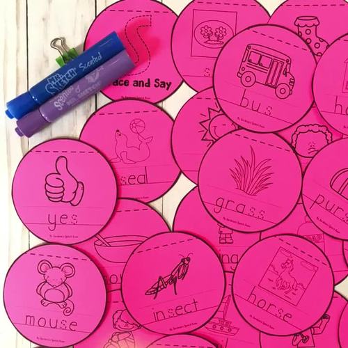 Articulation Trace and Say Flip Book Bundle by Ms Gardenia's Speech Room