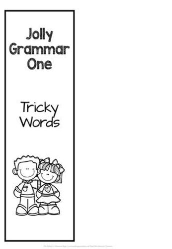 Jolly Phonics Tricky Words Lists - Jolly Grammar One & Two Sight Words
