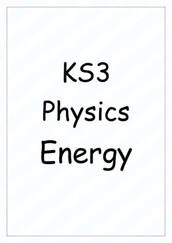 Physics Energy Worksheets by Worksheet Whisperer | TPT