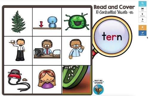 R-Controlled Vowel Game | Bossy R ER Boom Cards Puzzle # 1 by Busy Bee ...