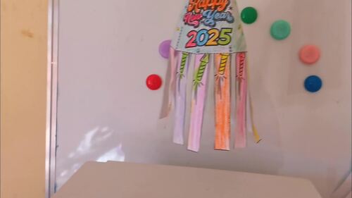 New Year 2025 Craft Activity - Craft Gift Mobile 3D Project - Easy & Fun.