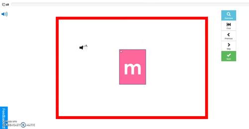 Montessori Boom Cards Red Group Sandpaper Letters a, b, h, m, s, & t