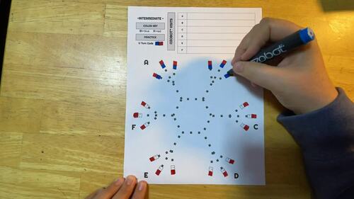 Ozobot™️ Coding - SNOWFLAKE Bar Graph Lesson by Jillian Poe | TPT