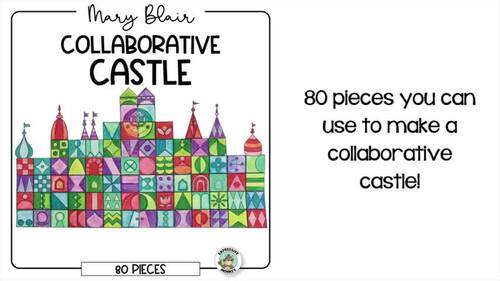 Collaborative Castle in the Style of Mary Blair • Elementary Art Lesson