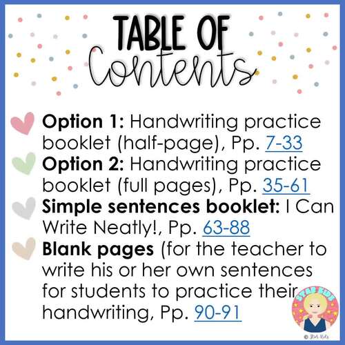 Handwriting Practice Booklets BUNDLE for PreK, K-1 ENGLISH AND SPANISH
