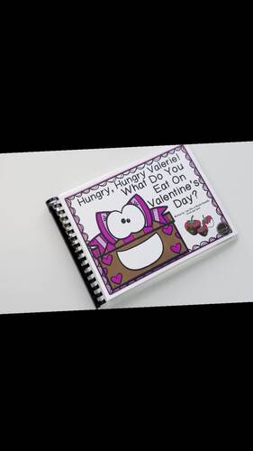 Valentine's Day Preschool Vocabulary Activities Interactive Adapted Book.
